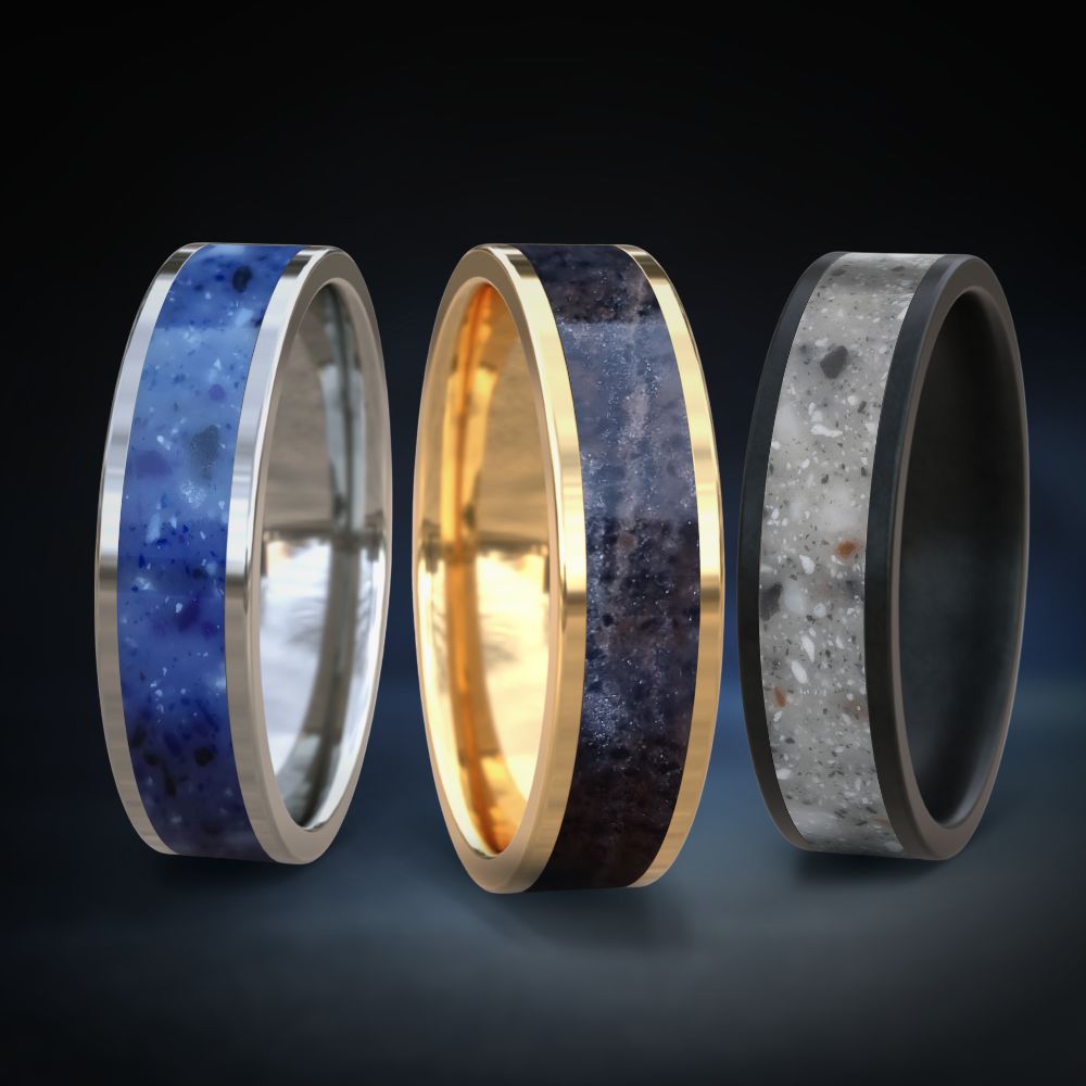 Engineered Stone Rings – bezalelatelier